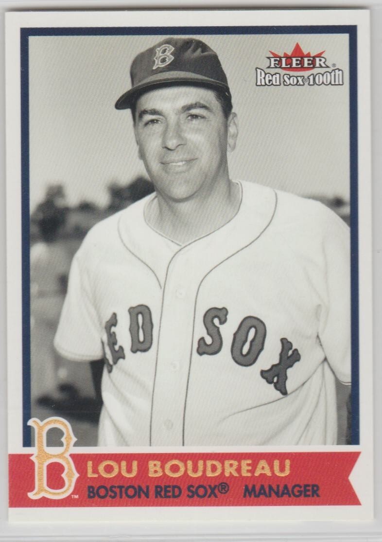 2001 Fleer Boston Red Sox 100th Anniversary #70 Lou Boudreau HOF | eBay