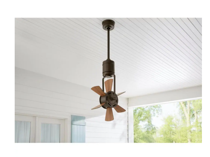Home Decorators Windhaven 20 in. Outdoor Espresso Bronze Ceiling Fan ...