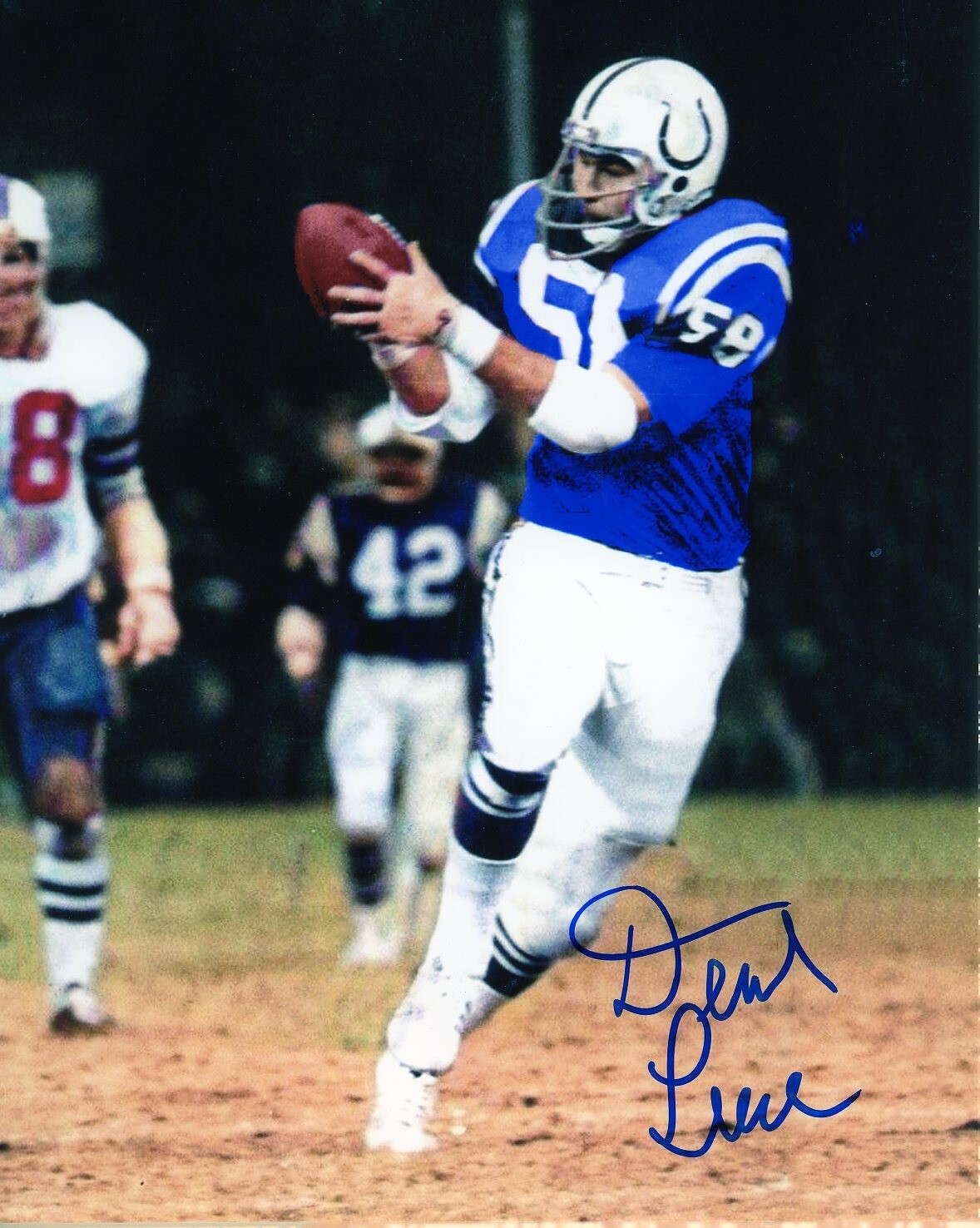 Derrel Luce Autographed 8x10 Baltimore Colts In Person #2 | eBay