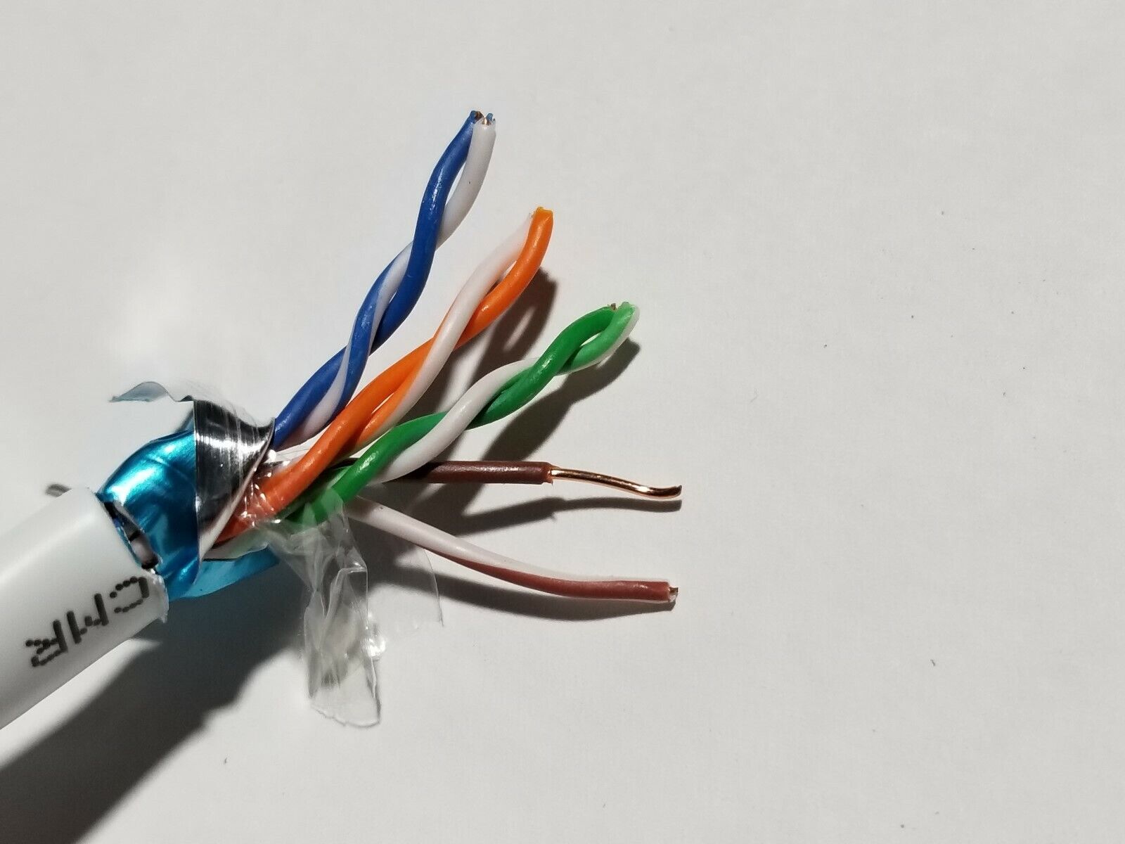 Commscope CS24R Cat5E F/UTP Shielded Network Ethernet Cable Riser White ...