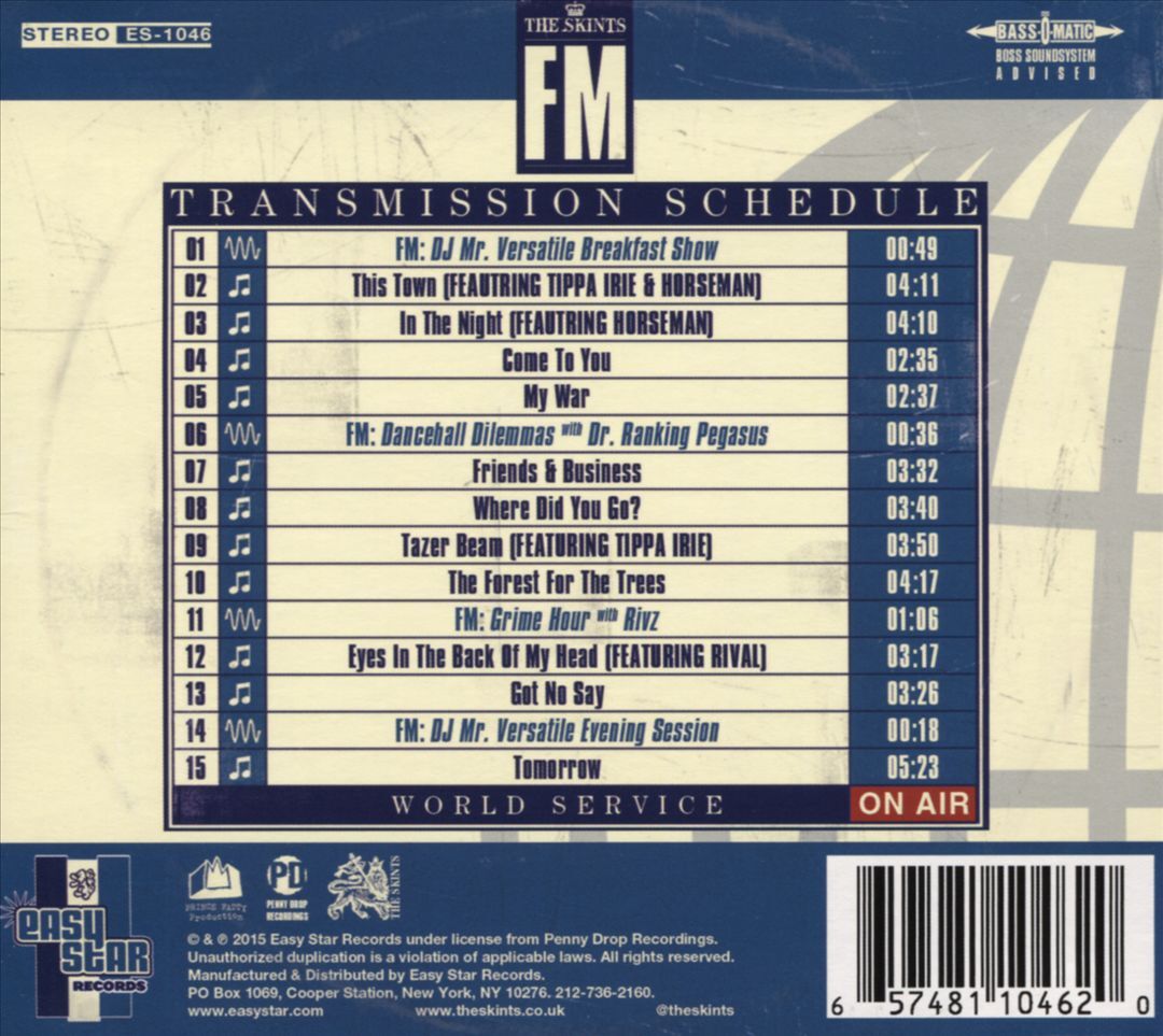 THE SKINTS - FM [DIGIPAK] * NEW CD 657481104620| eBay