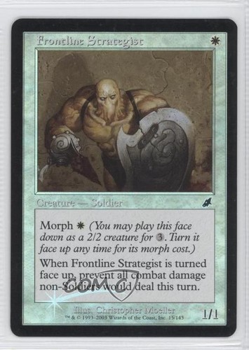 2003 Magic: The Gathering - Scourge Foil Frontline Strategist #15 0a1 ...