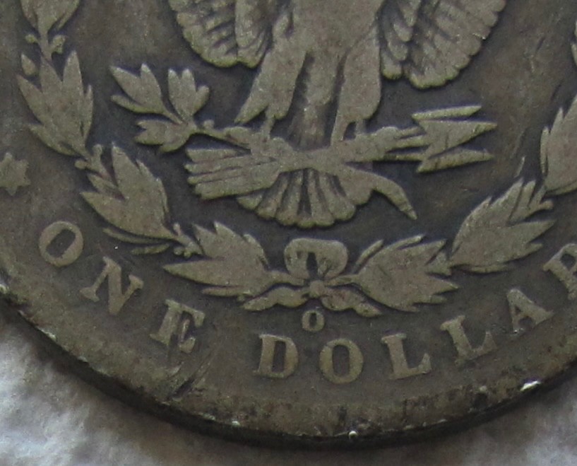 1895-O $1 Morgan Silver Dollar Rare Key Date New Orleans O Mint ...