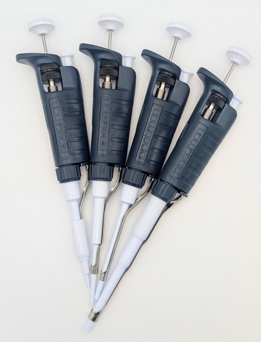 Gilson Pipetman Pipette Set | 2ul, 20ul, 100ul, 1000ul | Cleaned and ...