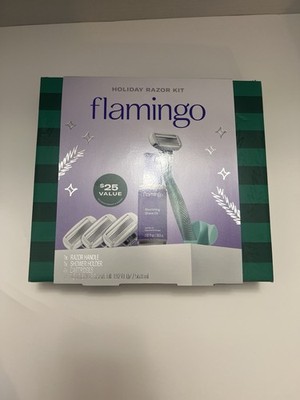 Flamingo by Harry's Moisture Plus Razor Set4 Cartridges + 1 Handle ...