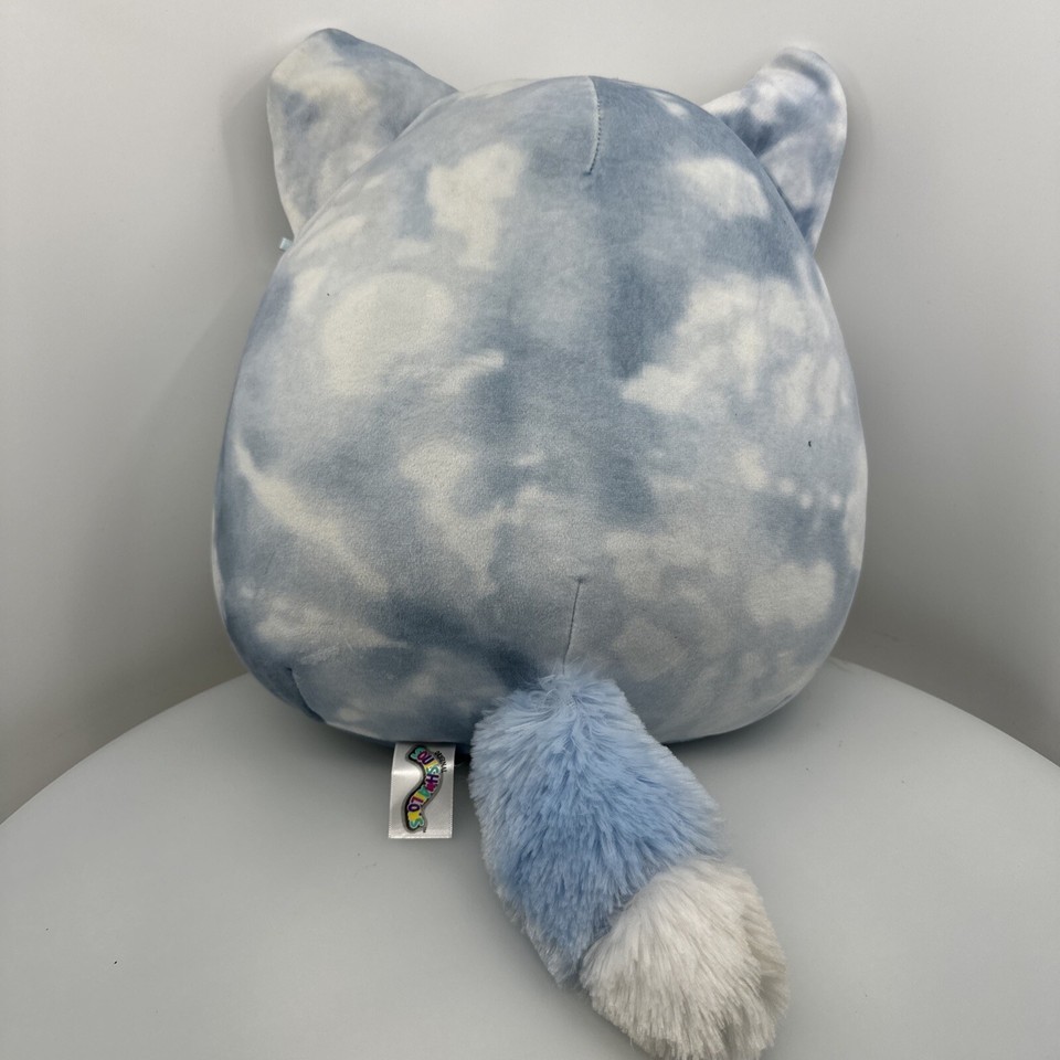 Squishmallow Plush Faldette Fox 12" Cloudy Sky Blue Plushie Stuffie ...