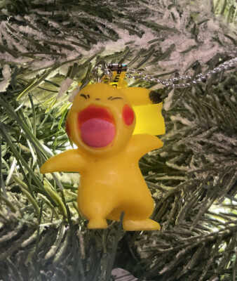 2025 Yelling Pikachu Pokemon Christmas Tree Ornament, New w Tag | eBay