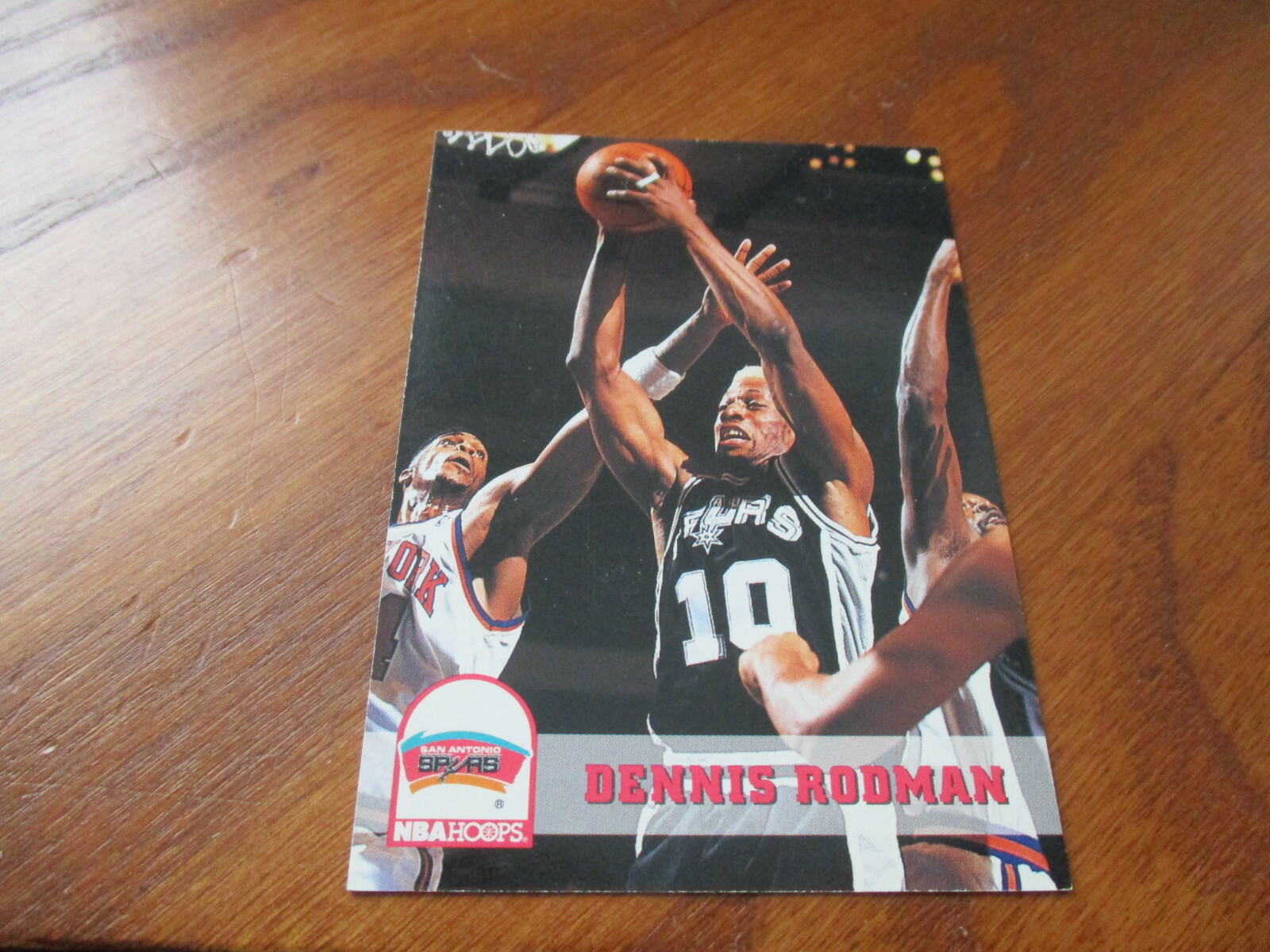 dennis rodman (san antonio spurs -forward) 1993/94 topps card #405 ...