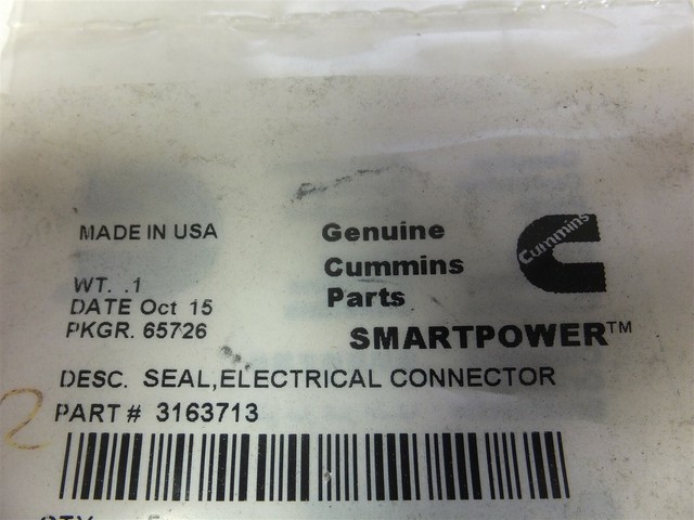 Cummins 3163713 SEAL ELECTRICAL CONNECTOR for sale online | eBay