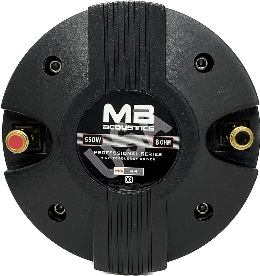 2-Pack Compression Drivers Titanium 44mm VC, 8 Ohm 1100 Watts Screw-on ...