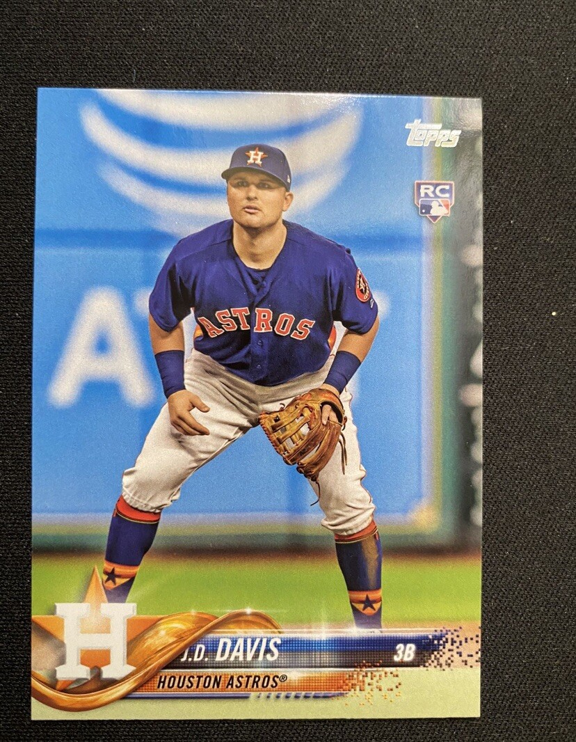 2018 Topps #341 J.D. Davis Rookie Card Houston Astros RC | eBay
