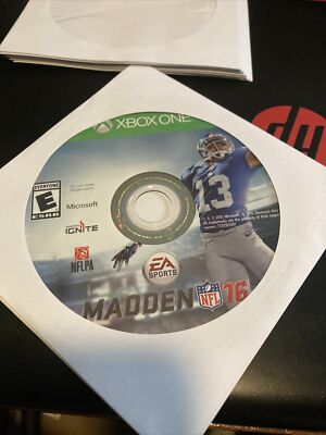 Madden NFL 16 Xbox One Game Loose Disc Only Tested Working | eBay