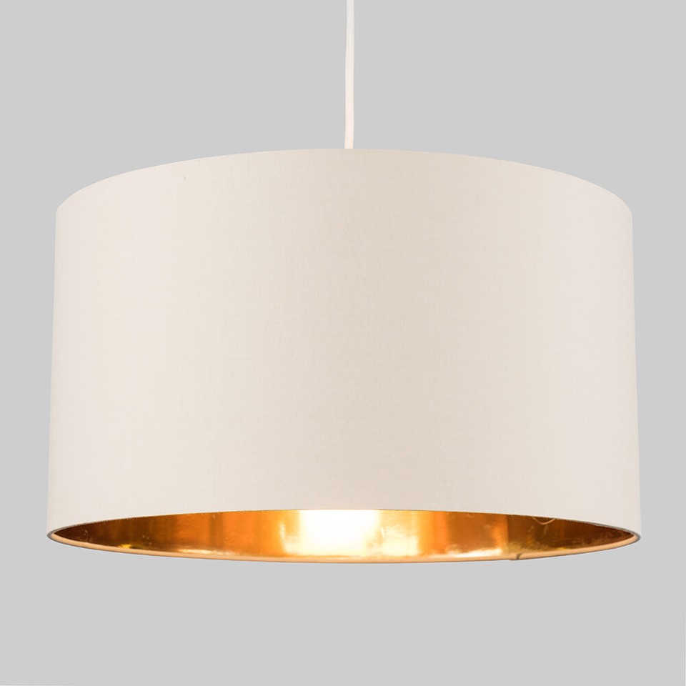 45cm Cotton Ceiling Light Shade Pendant Lampshade Drum Living Room ...