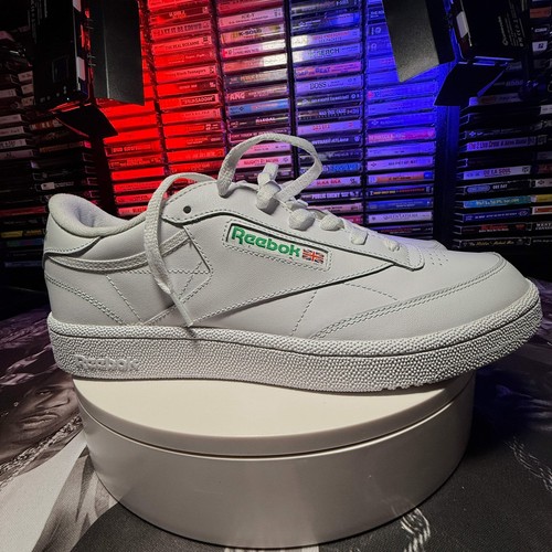 New Reebok Club C 85 White/Green AR0456 Size 12 | eBay