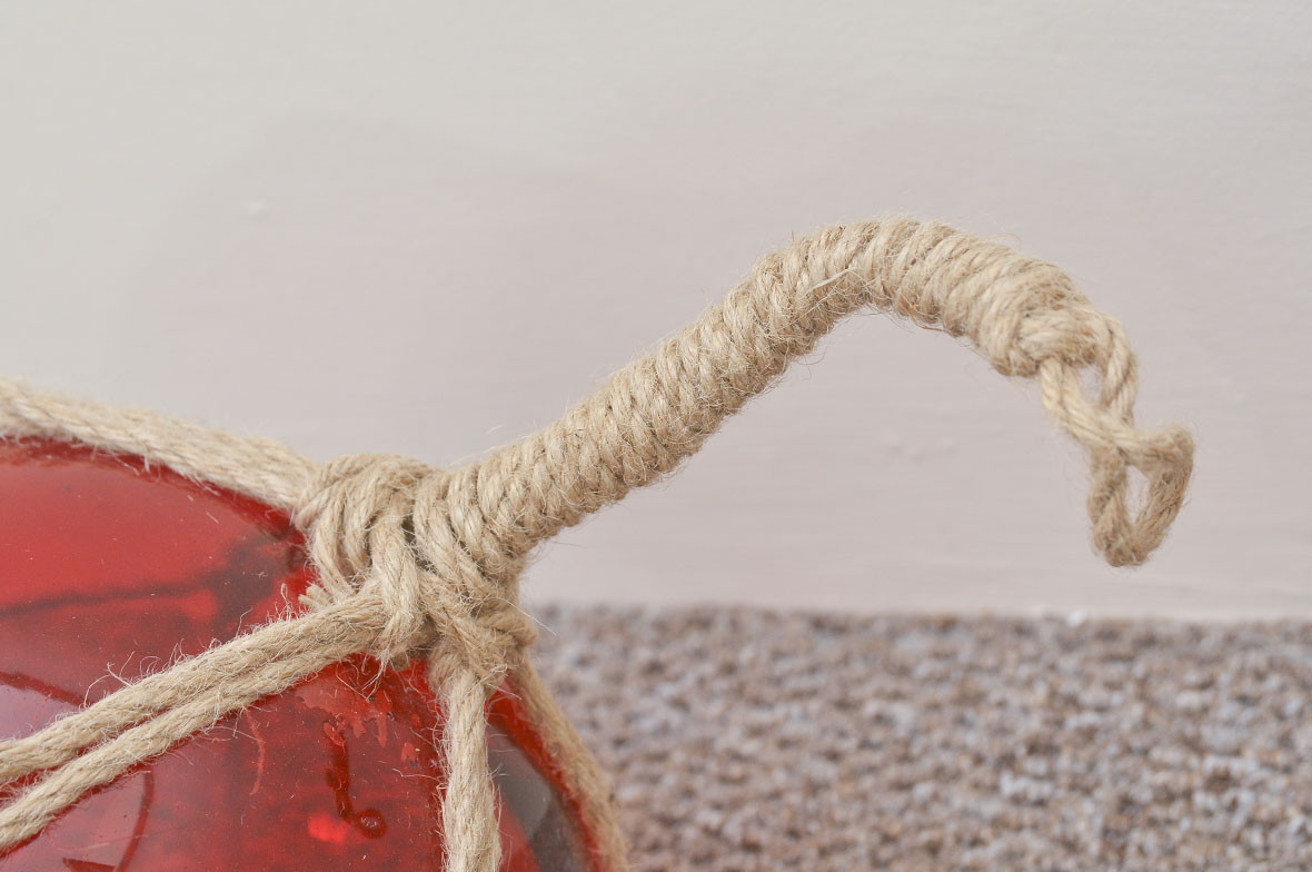 glass bouy 20cm (8") float nautical seaside fishing bouys, beach, boat ...