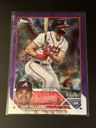 2023 Topps Update - Sam Hillard US-263 Purple Shimmer /799 - Atlanta ...
