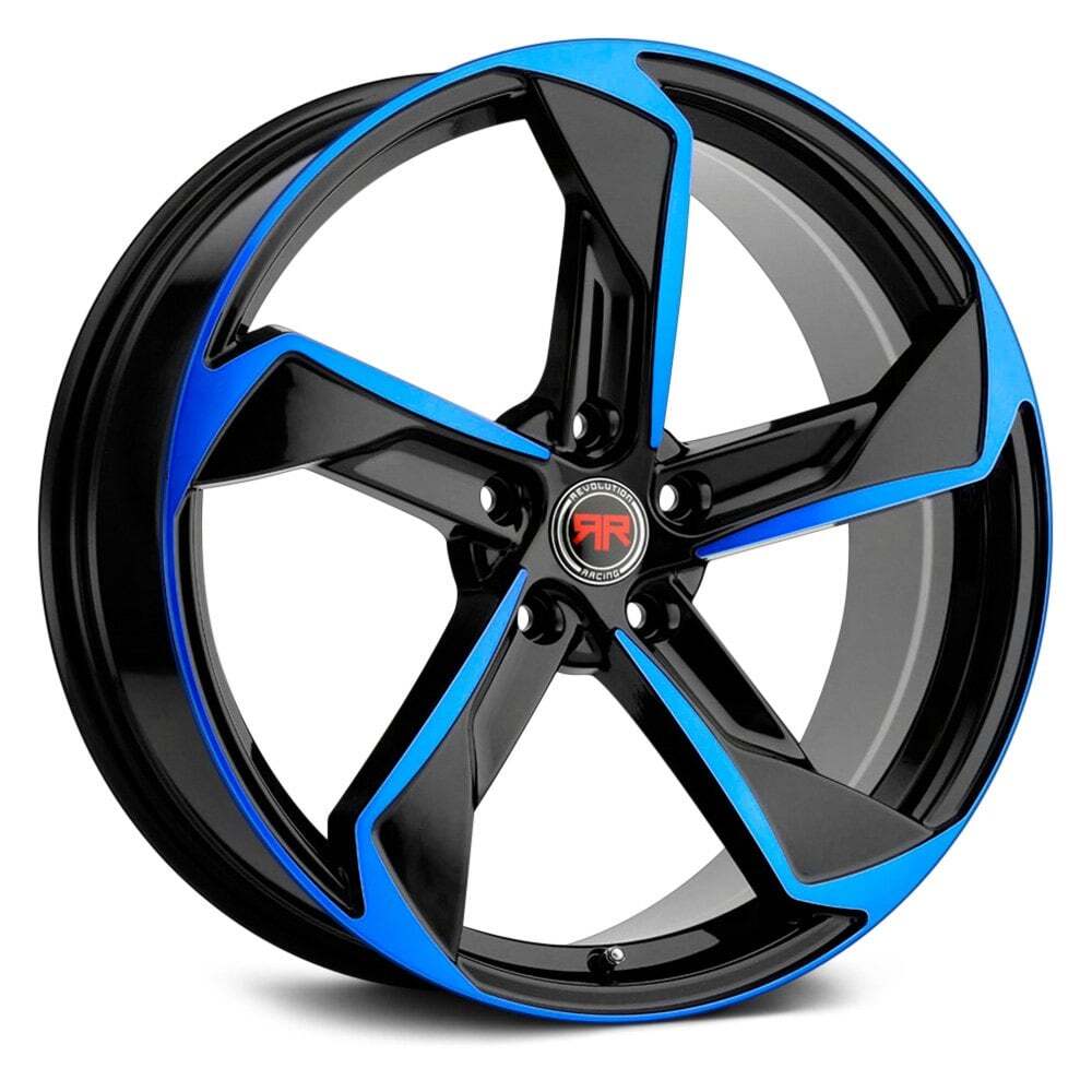 Revolution Racing RR20 Wheels 17x7.5 (40, 5x114.3, 73.1) Black Rims Set ...