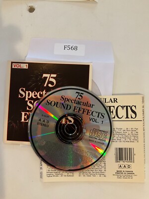 75 Spectacular Sound Effects Vol. 1 (CD) No Case No Tracking #F568 | eBay