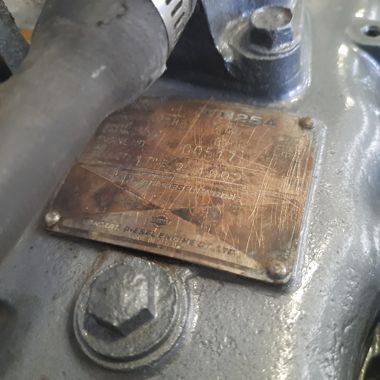 Machinery Parts - Yanmar 3JH25a inboard marine diesel engine Used ...