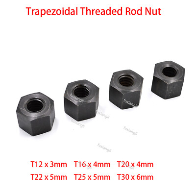 Right-Hand Nuts for Trapezoidal Threaded Rod Lead Screw 45# Steel ...