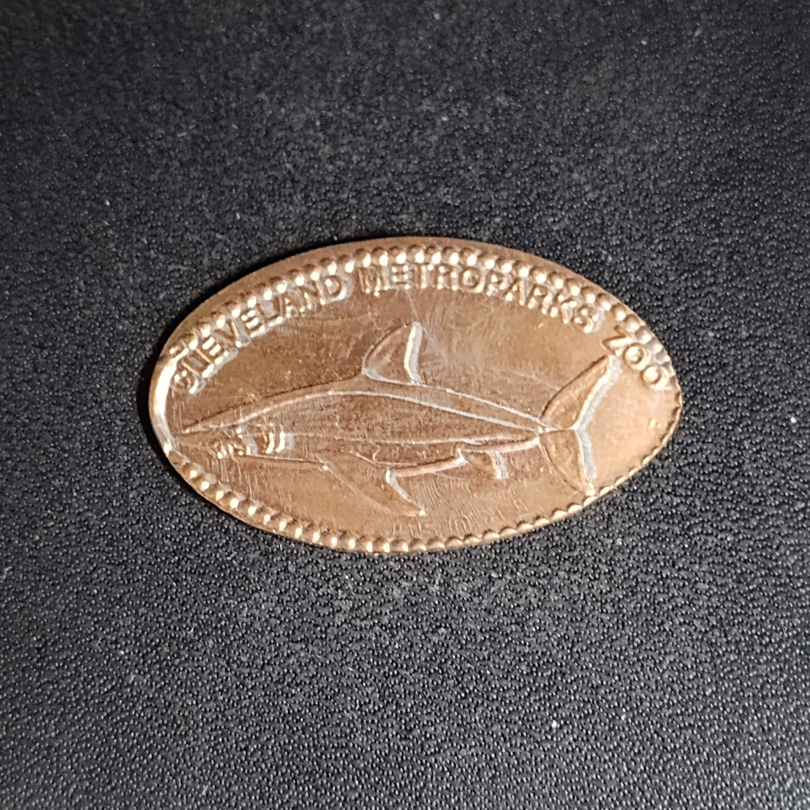SHARK Cleveland Metroparks Zoo - Press Coin Elongated Penny Souvenir ...