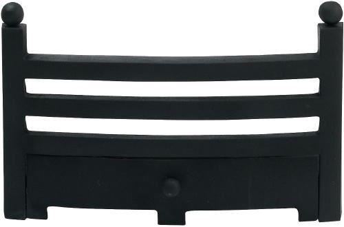 Midnight Black Finish Bowed 18" "Bauhaus" Style Fire Front Fire Fret ...