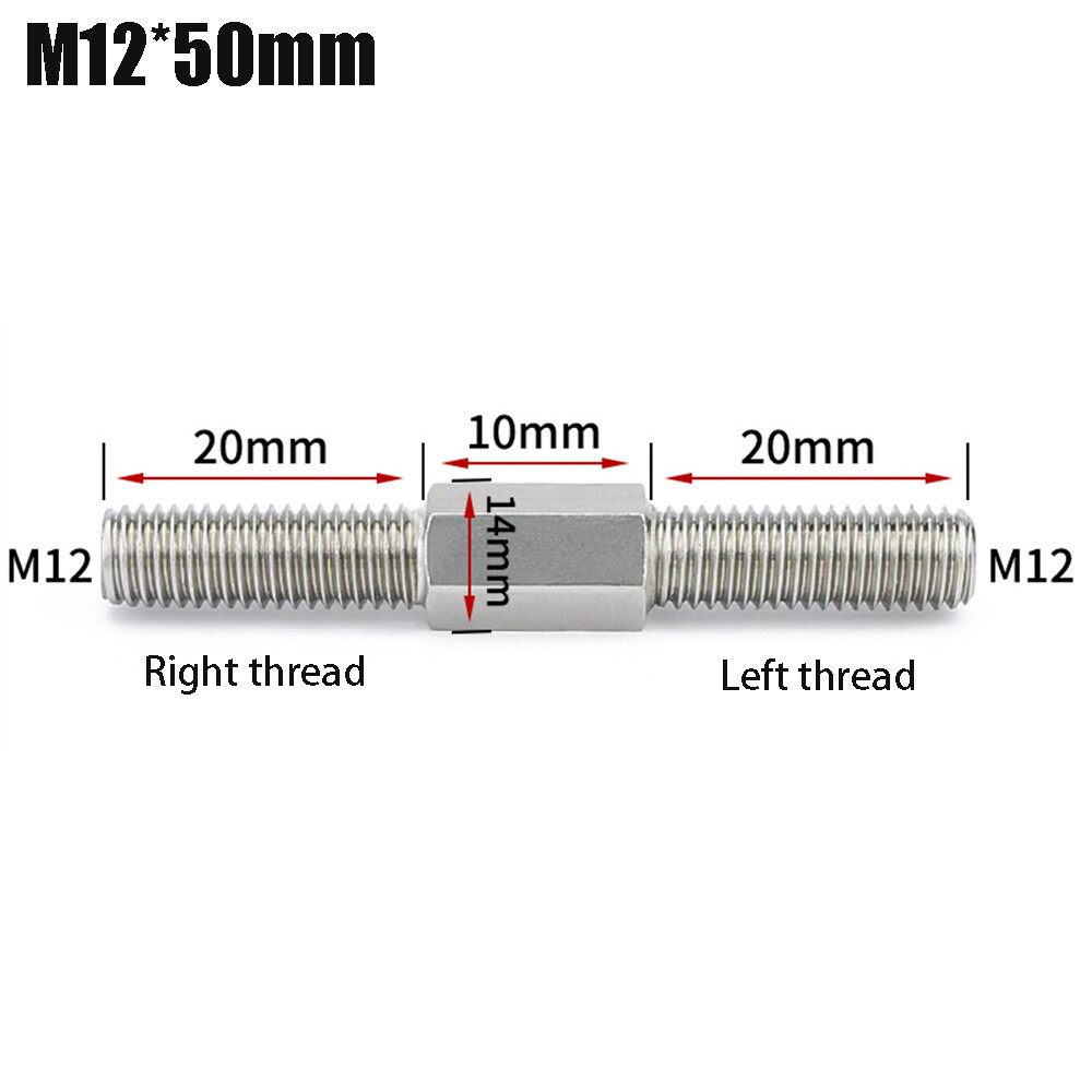 M4-M16 A2 Stainless Steel Left and Right Thread Double End Studs Bolt ...