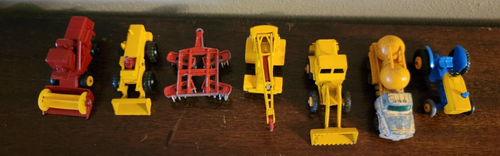 Lot of 7 Vintage Matchbox Farm/Heavy Equipment Toy Models by Lesney ...