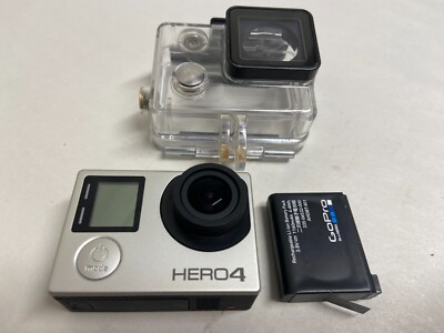 GoPro HERO4 Action Camera - Silver Tested Working 818279012774 | eBay