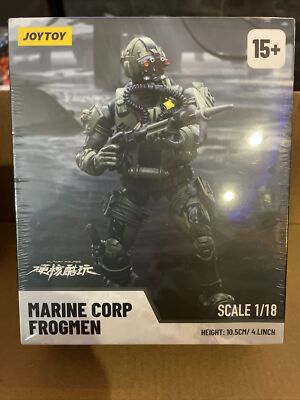 Joy Toy Military MARINE CORP FROGMEN 4" Action Figure 1:18 Scale Sealed ...
