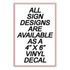 Please Leave All Packages And Deliveries Here Sign / Decal I305 ...