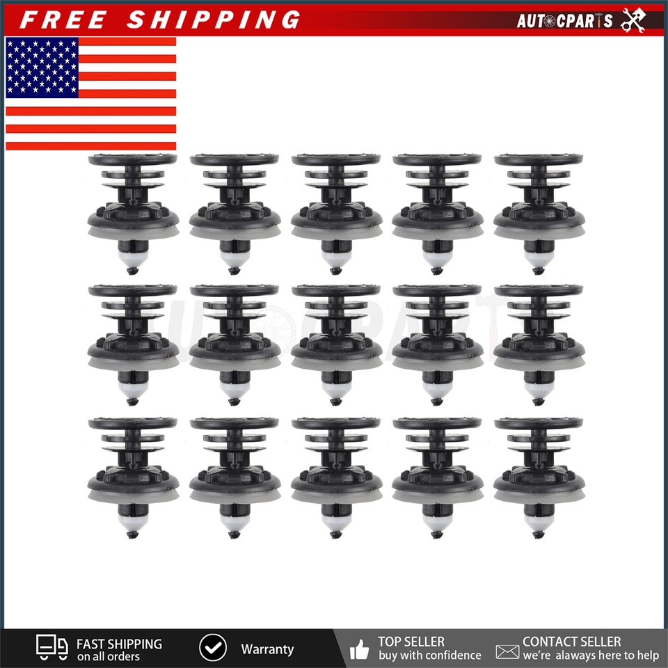 15Pcs #7L6 868 243 Fit for Audi A4 A6 A7 A8 Q3 Q5 Door Trim Panel Clips ...