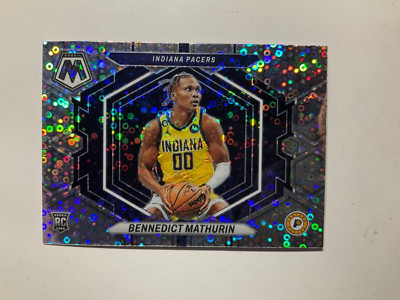 22-23 Panini Mosaic NBA BENEDICT MATHURIN Rookie Variation Silver Fast ...