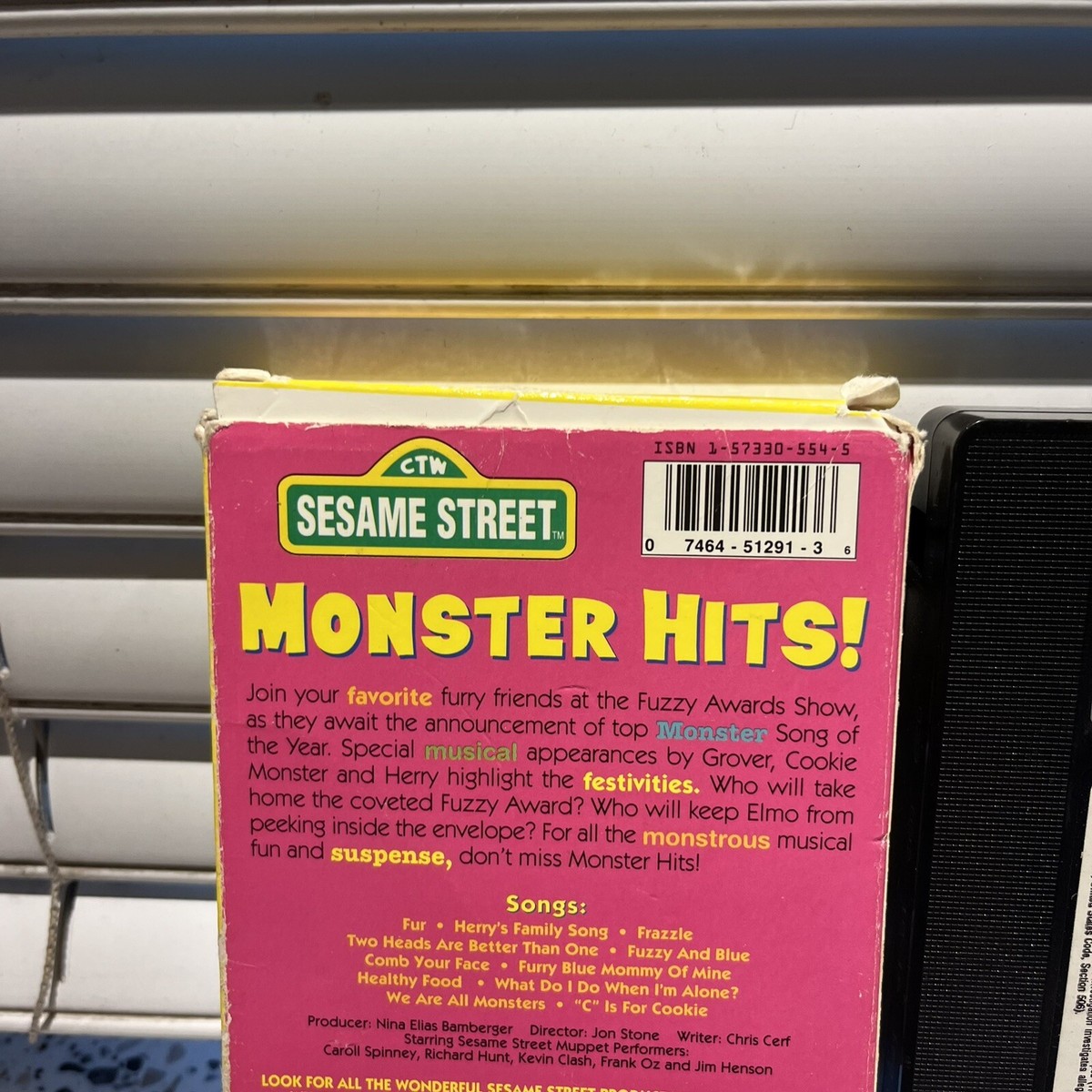 Sesame Street Monster Hits The Fuzzy Awards