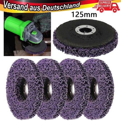 5 x Rostio CSD Scheibe Lila CBS Grob-Reinigungsscheibe 125mm ...