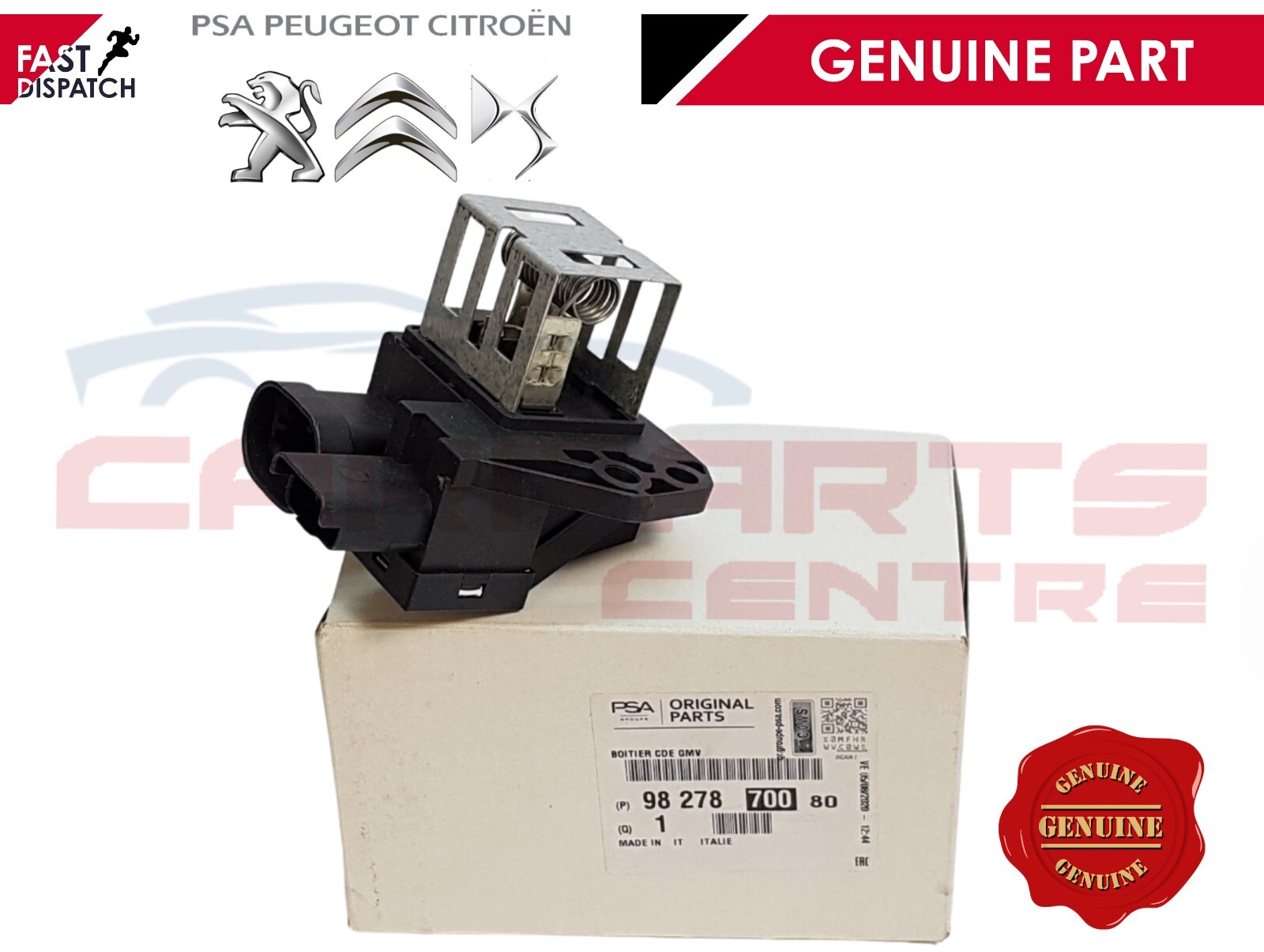 FOR CITROEN PEUGEOT RADIATOR FAN RELAY GENUINE PSA 9827870080 1267J6 | eBay