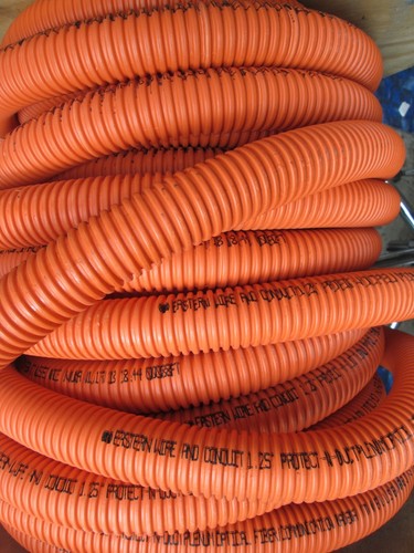 75ft Eastern Wire & Conduit 1.25" Fiber Communications Protect Raceway ...