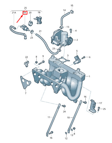 NEW VW GOLF V 1K MK5 BREATHER VALVE 6Q0906517 ORIGINAL NO IMPORT DUTIES ...