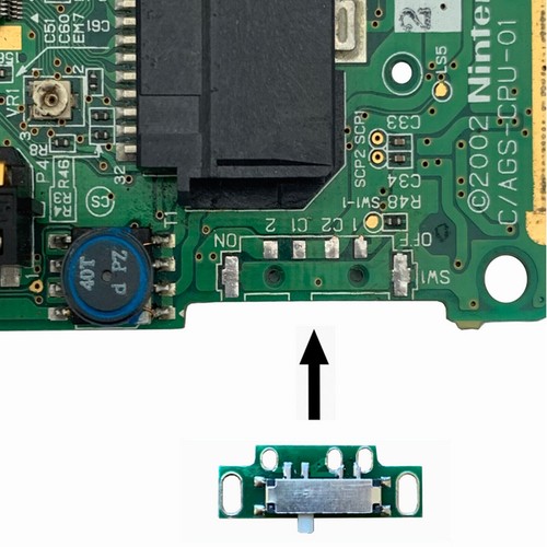 Power Switch New Button for Gameboy Advance SP GBA SP Game Console ...