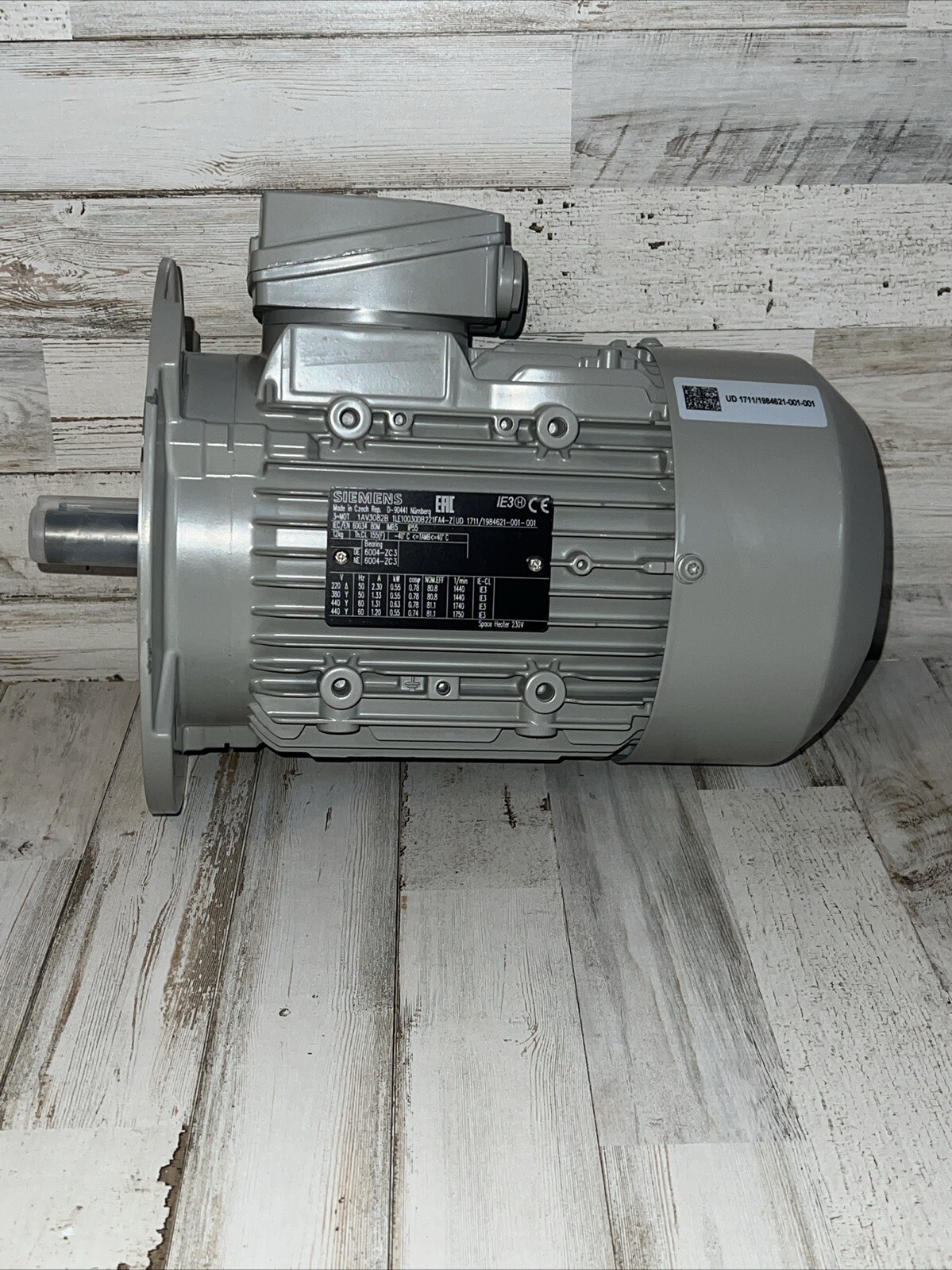 Siemens D-90441 Electric Motor 1AV3082B 1LE10030DB221FA4-z New Old ...