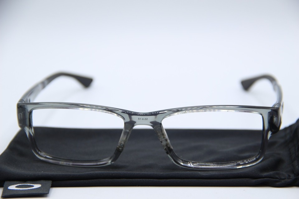 NEW OAKLEY OX8046-0353 AIRDROP GREY SHADOW AUTHENTIC EYEGLASSES 53-18 ...