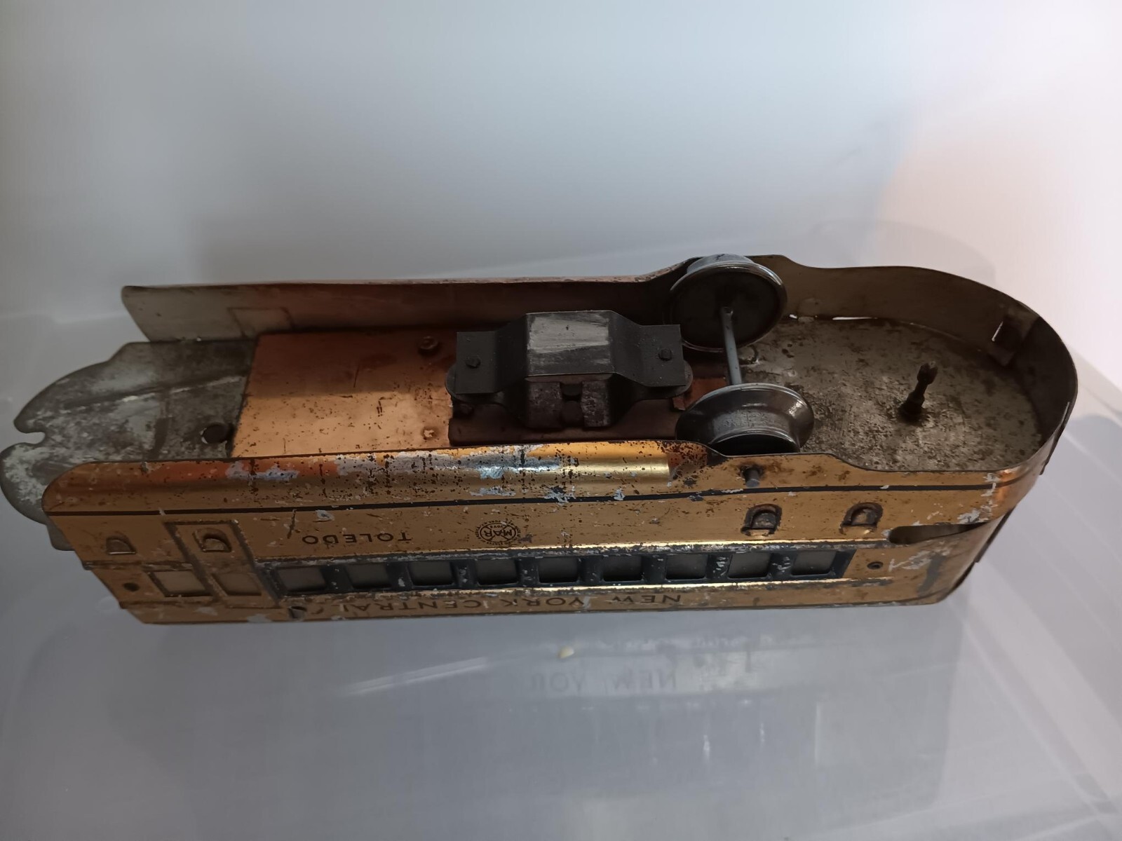 Marx Mercury Rare Copper Toledo Passenger Lighted Coach Car Toy 1938 0 ...