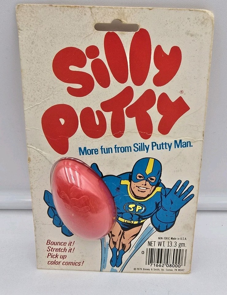 Vintage 1979 Silly Putty in Sealed Package Silly Putty Man | eBay
