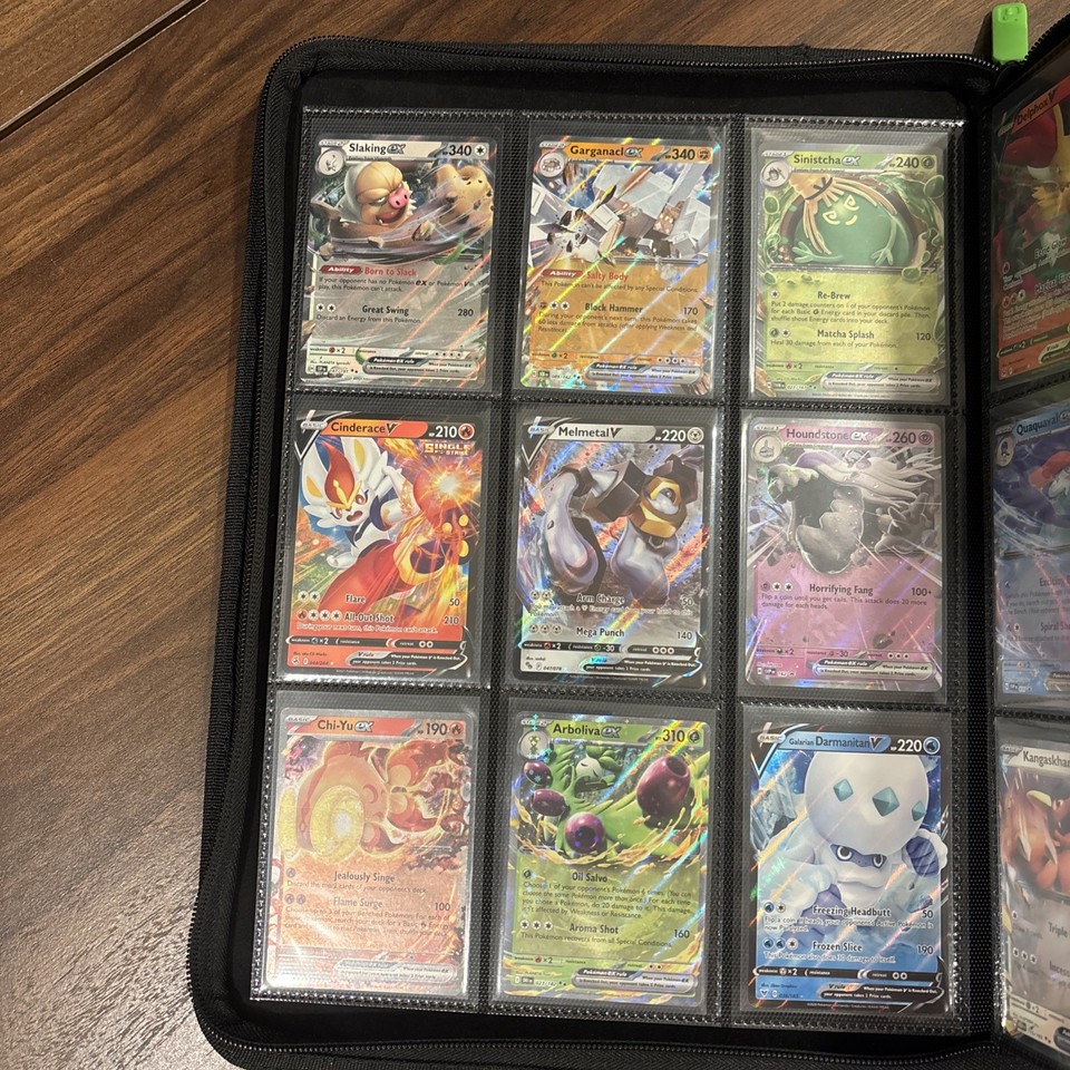 Pokemon Card Binder Collection Lot Mewtwo ex, Garchomp ex, V And Ex ...