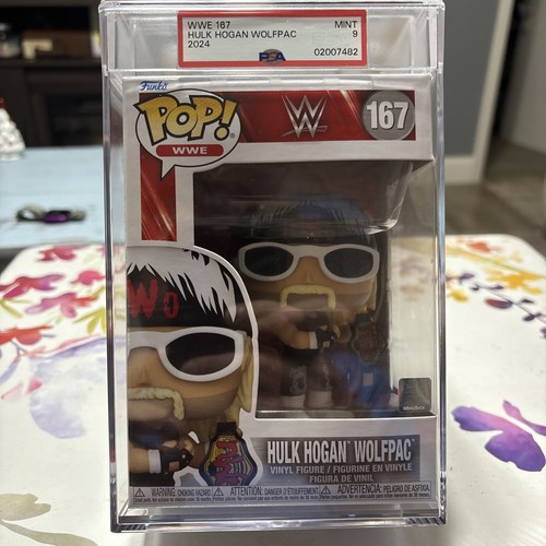 Funko Pop! Vinyl: WWE Hulk Hogan Wolfpac #167 PSA MINT 9 GRADE | eBay