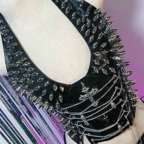 Harajuku Grunge Kawaii Emo Goth E-Girls Punk Rock Y2K TOPS Gothic Tank ...