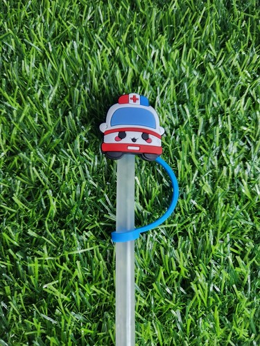 NEW Custom Silicone Straw Topper Dustproof Reusable (Fits 7-8mm Straw ...