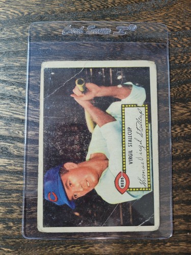 1952 TOPPS VIRGIL STALLCUP 69 RED BACK BASEBALL CINCINNATI REDS | eBay