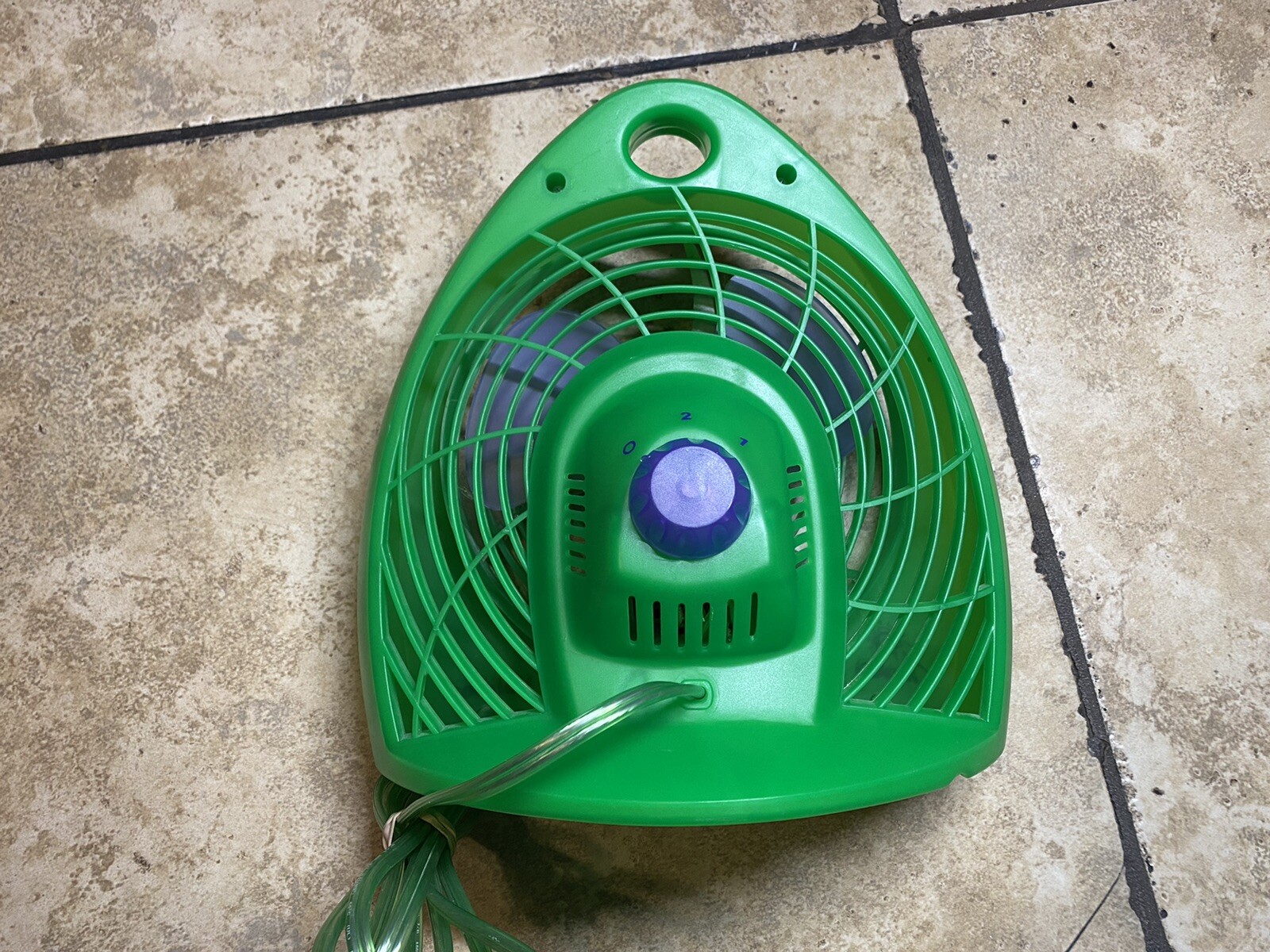 Holmes Tropicool Fan Green Purple Desktop Vintage 1990s Works great | eBay