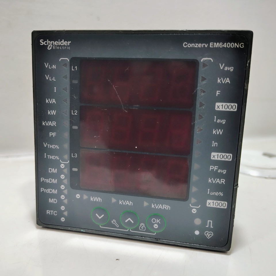 SCHNEIDER EM6400NG POWER AND ENERGY METER (METSEEM6400NGPOCL1) | eBay